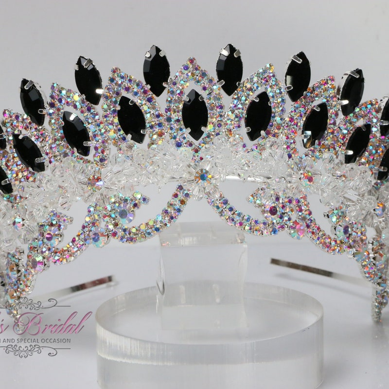 Black Tiara - Etsy