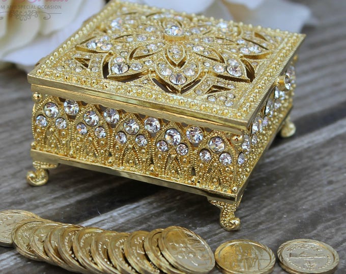 NEW Beautiful Swarovski Crystal Box Wedding Ring Box - Etsy