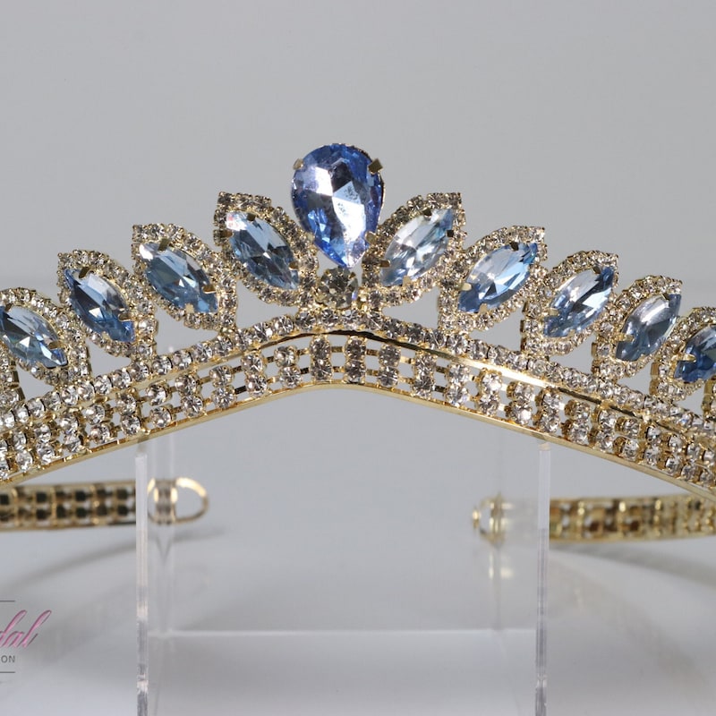 Blue Tiara - Etsy