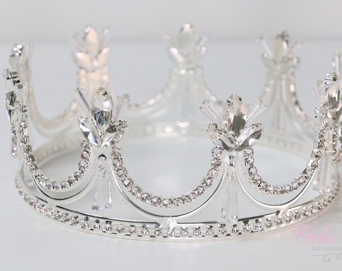 Fast Shipping!! Male Full Round Crown, King Crown, Adult King Crown ...
