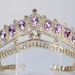 FAST SHIPPING!!! Gold With Lilac Tiara, Gorgeous Gold Tiara, Stunning ...