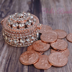 FAST SHIPPING!! Beautiful Sparkling Rose Gold Arras, Crystal Rose Gold ...