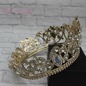 FAST SHIPPING!! Gold Little Girl Round Crown, Royal Crown, Full Crown ...