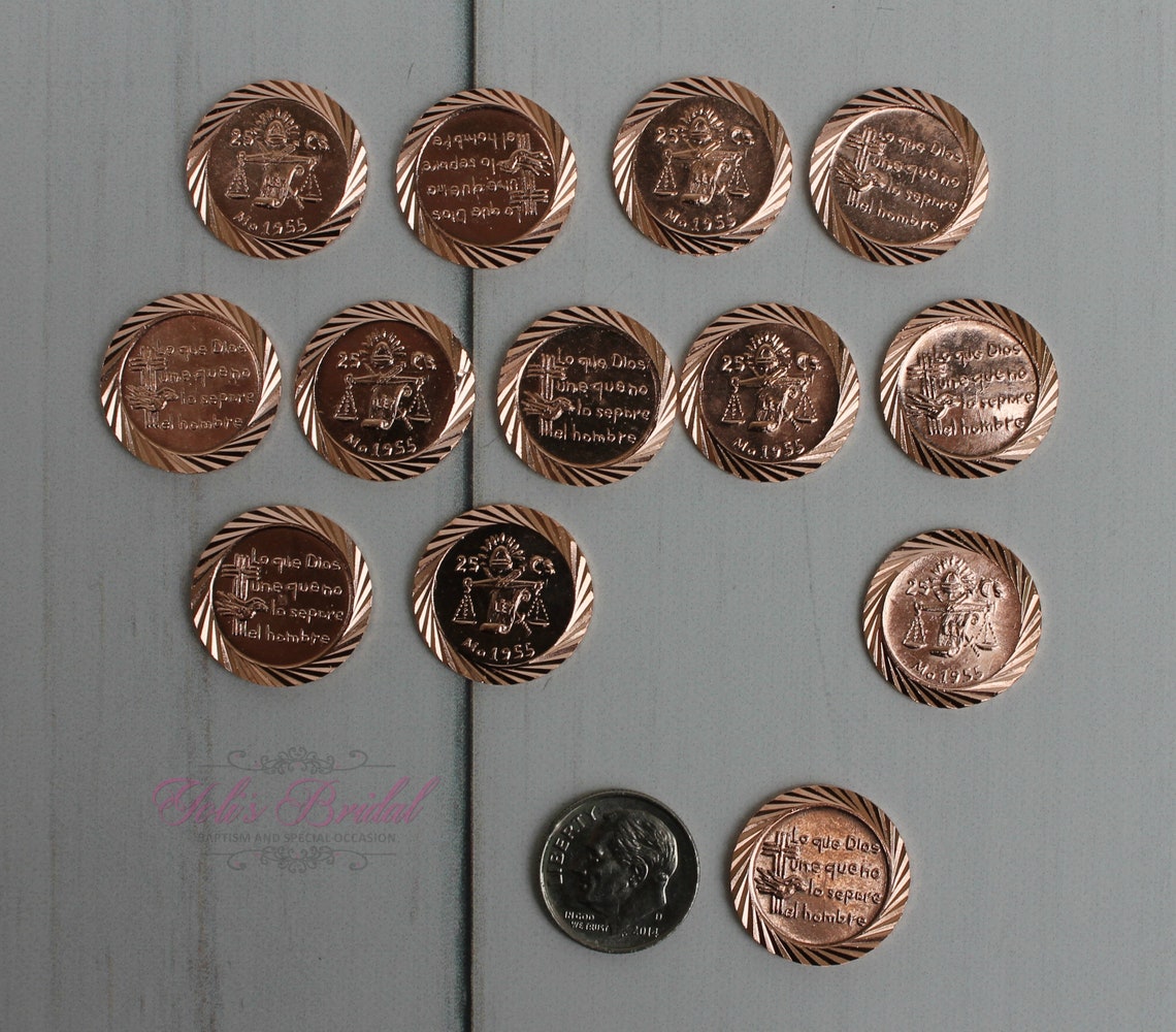 FAST SHIPPING!!! Wedding Coins, Unity Coins, Wedding Arras, Unity Arras ...