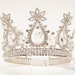 FAST SHIPPING Silver Sparkling Tiara Crystal Tiara Wedding - Etsy