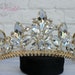 FAST SHIPPING!! Gold Sparkling Tiara, Crystal Tiara, Wedding Tiara ...