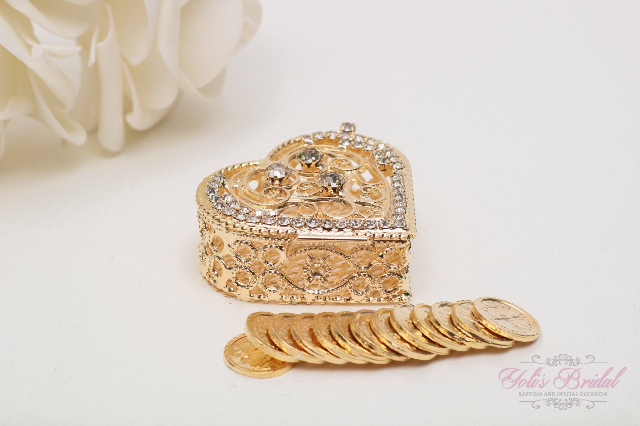 FAST SHIPPING Gold Heart Wedding Arras Arras De Boda Unity - Etsy