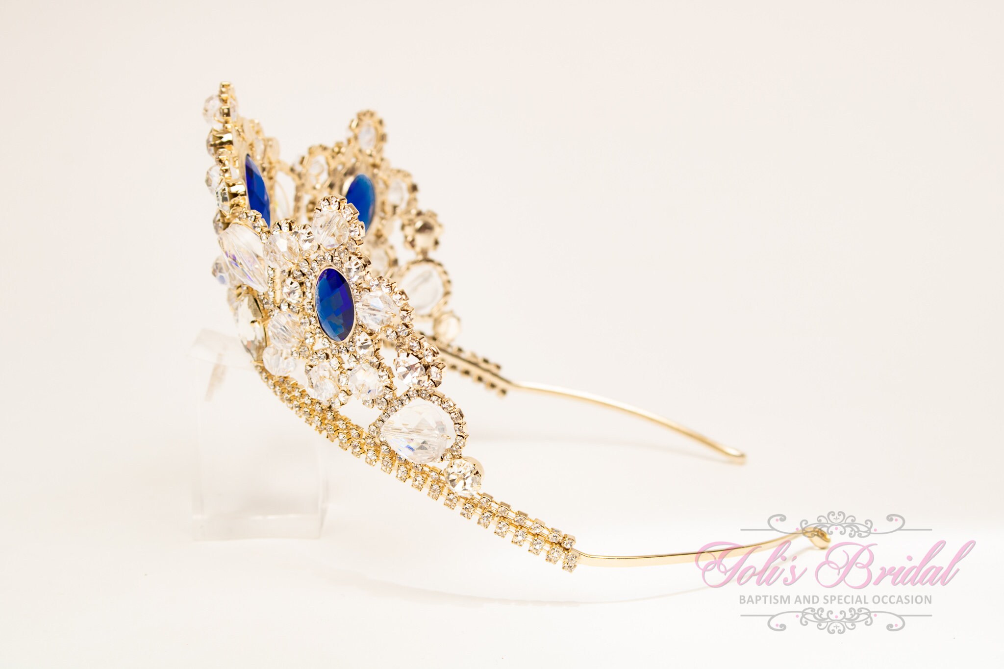 FAST SHIPPING Beautiful Gold Girl Sparkling Tiara With | Etsy