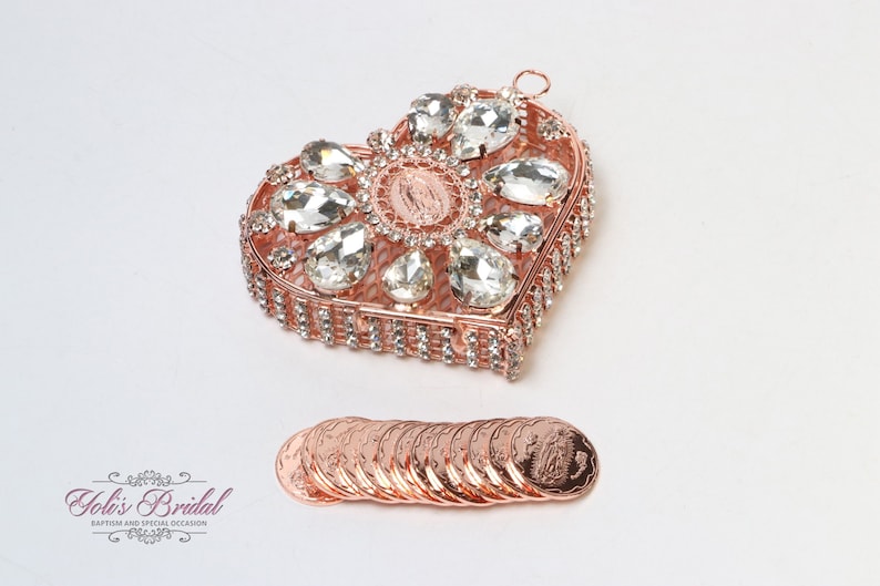 FAST SHIPPING!! Our Lady of Guadalupe Arras, Rose Gold Wedding Arras ...