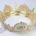 FAST SHIPPING!! Gold Pearls Round Crown, Circular Crown, Full Crown ...