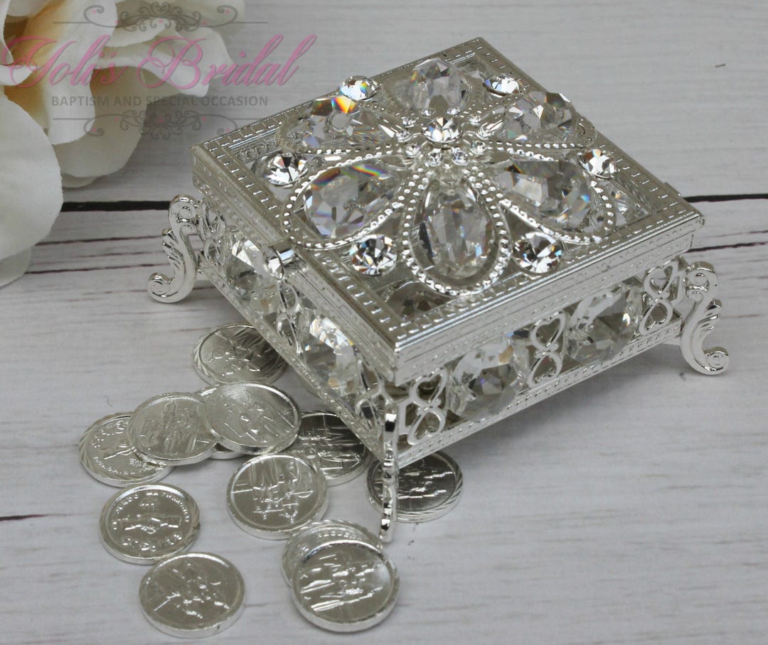 FAST SHIPPING!! Silver Wedding Unity Coins, Wedding Arras, Wedding ...