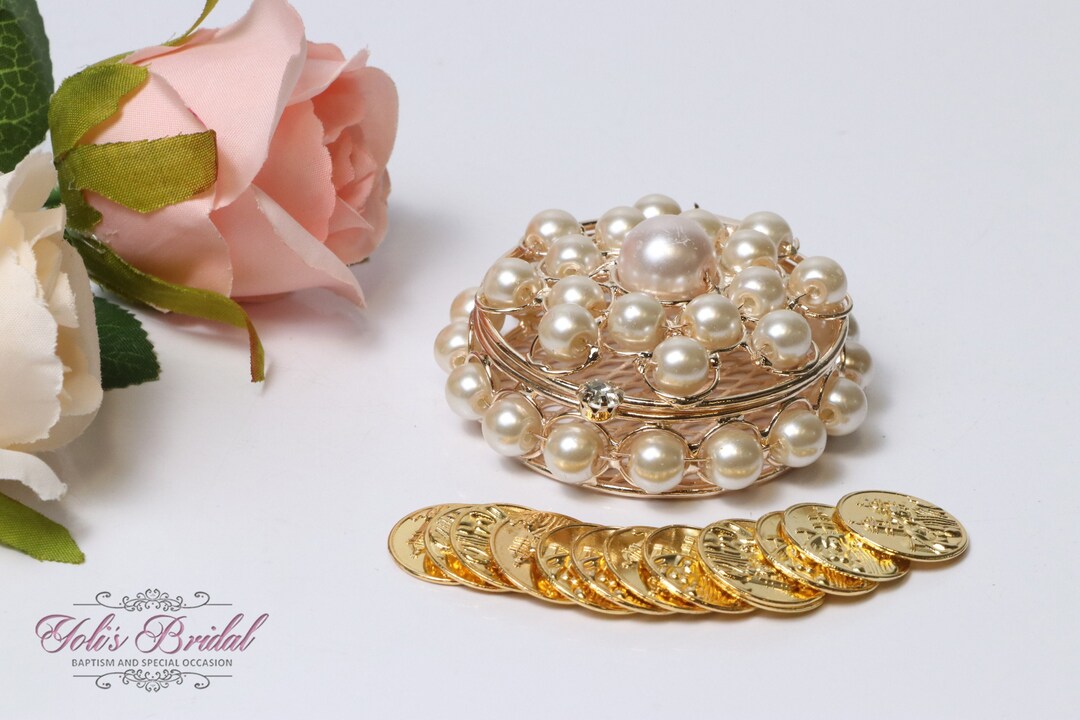 FAST SHIPPING!! Gold Wedding Arras, Arras De Boda, Unity Coins, Wedding ...