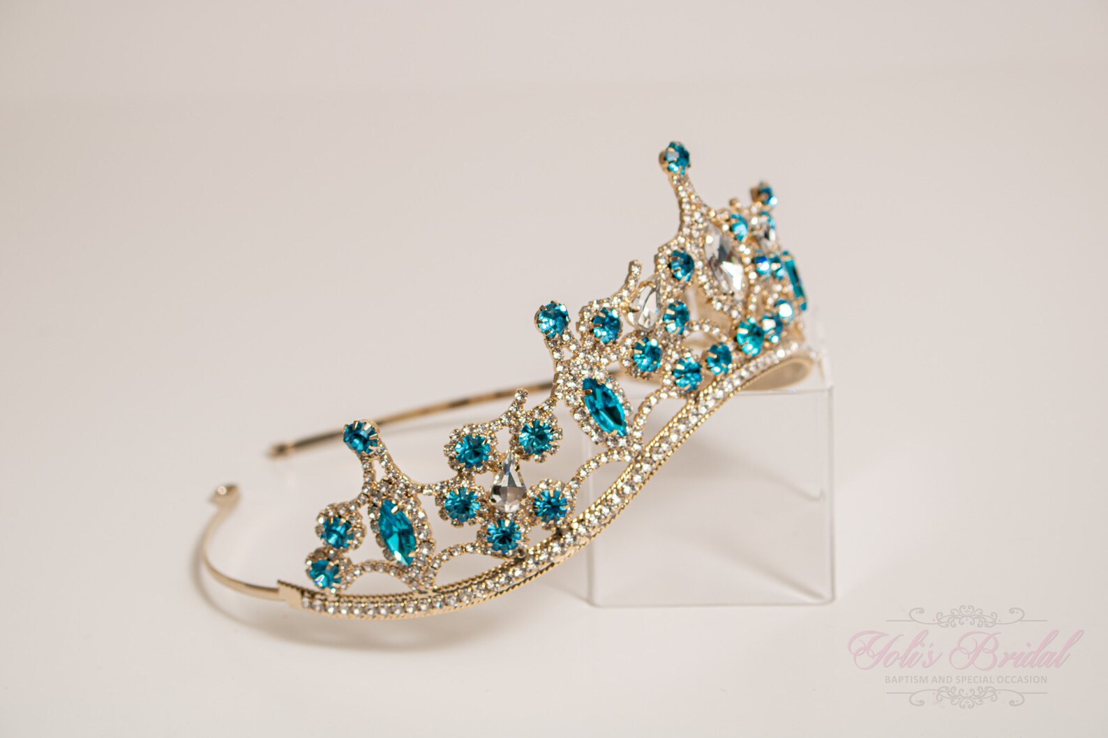 FAST SHIPPING Gold Wedding Tiara Gold Crystal Bridal - Etsy