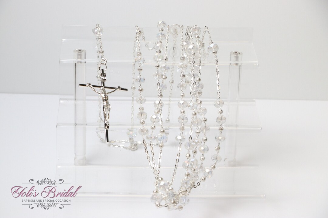 FAST SHIPPING!!! Beautiful Sparkling Silver Wedding Lasso With Angel ...