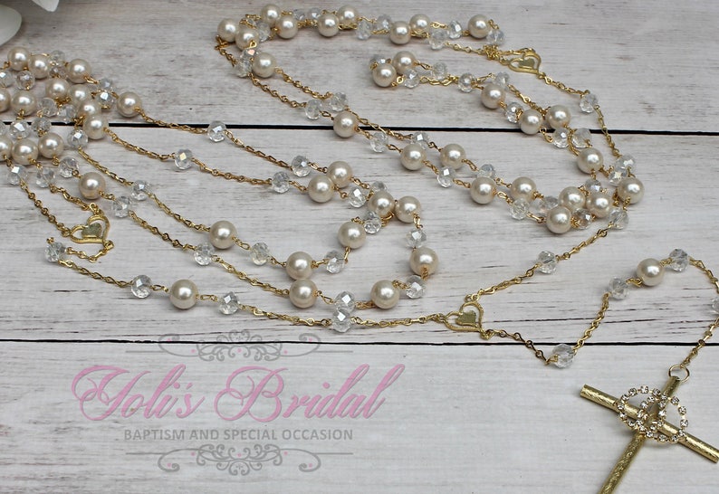 FAST SHIPPING!! Beautiful Gold Wedding Lasso With Pearls, Pearl Wedding ...