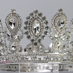 FAST SHIPPING! Silver Sparkling Crown, Crystal Tiara, Wedding Tiara ...