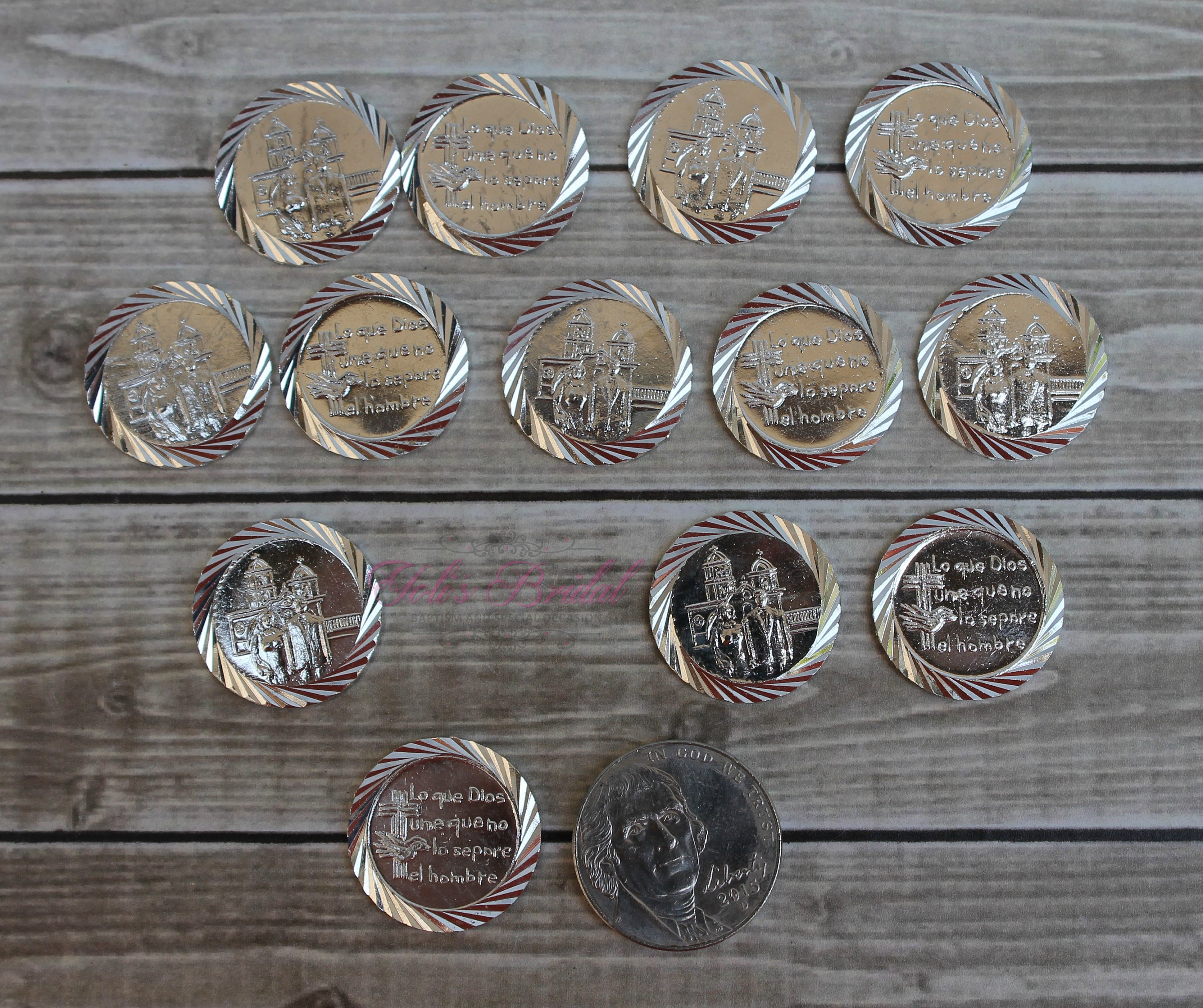 FAST SHIPPING Wedding Coins Unity Coins Wedding Arras - Etsy Singapore