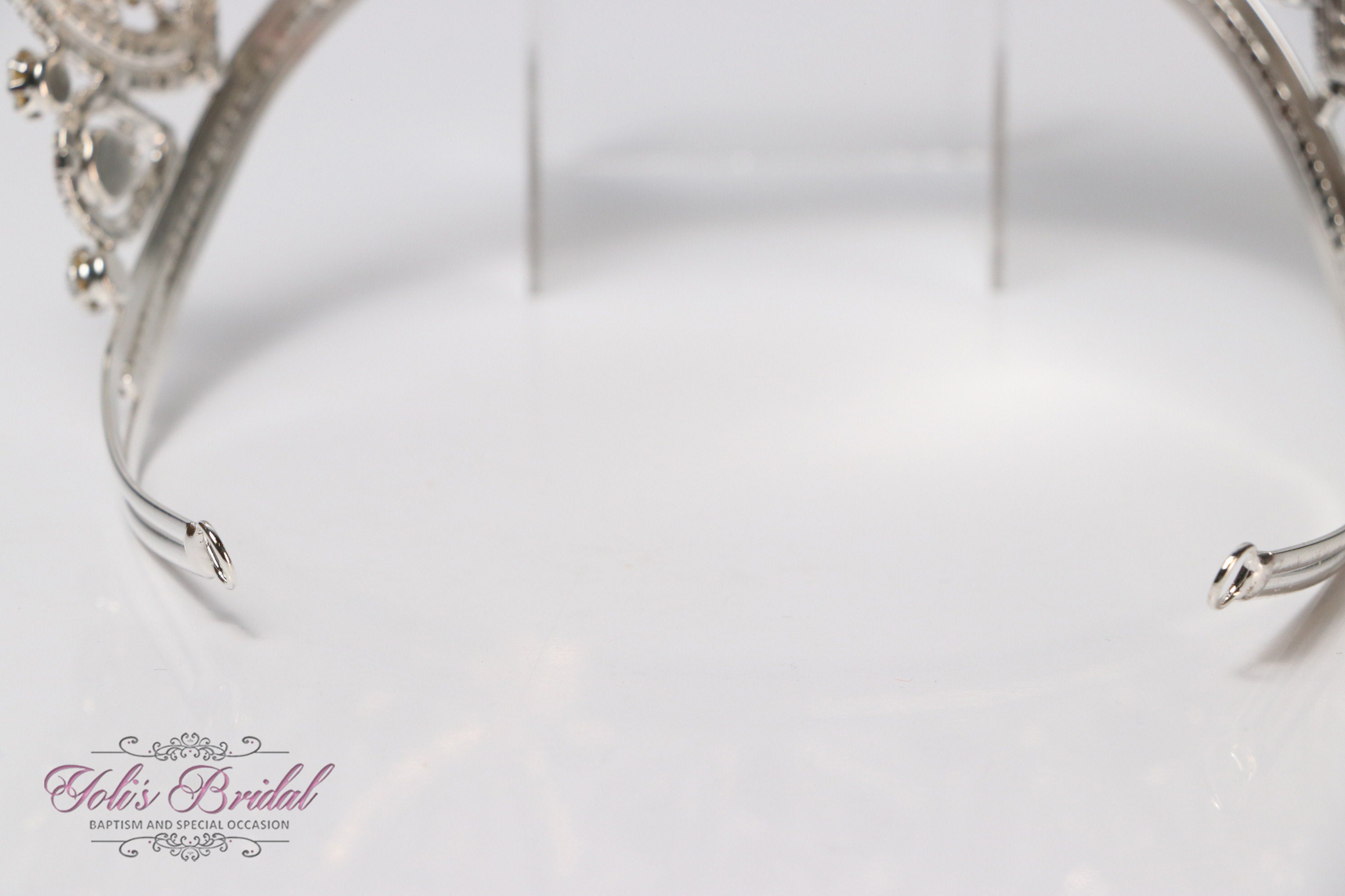 FAST SHIPPING! Silver Sparkling Tiara, Crystal Tiara, Wedding Tiara ...