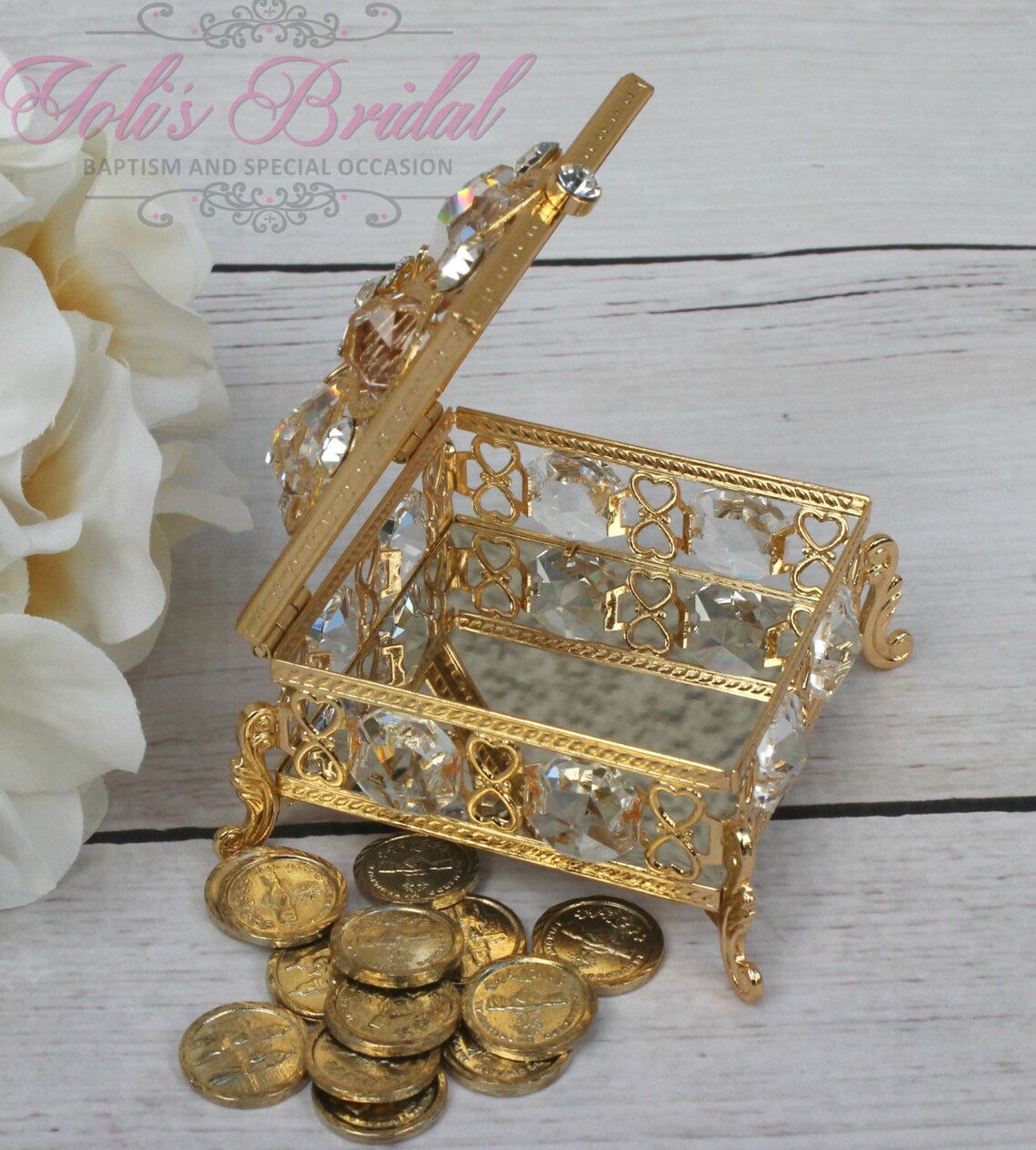 FAST SHIPPING Gold Wedding Unity Coins Wedding Arras Arras | Etsy