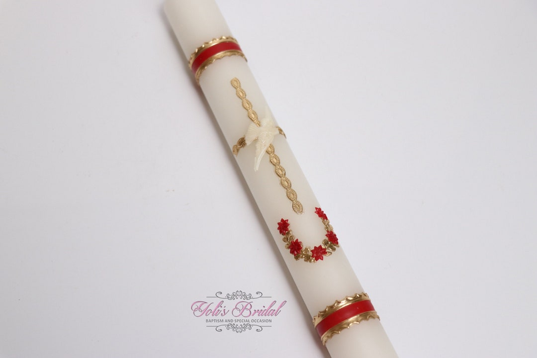 FAST SHIPPING!! 12" Confirmation Candle, Beautiful Confirmation Candle ...