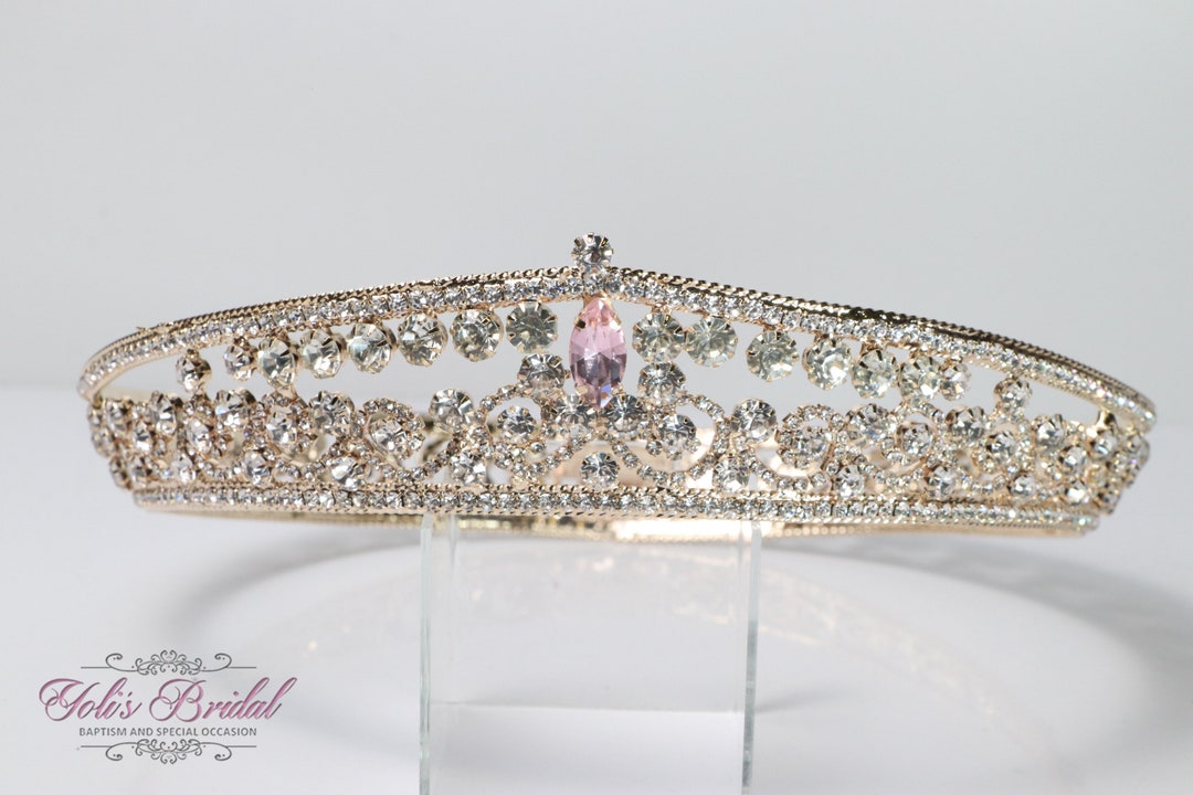 FAST SHIPPING!!! Gold Round Crown, Royal Crown, Full Crown, Tiara ...