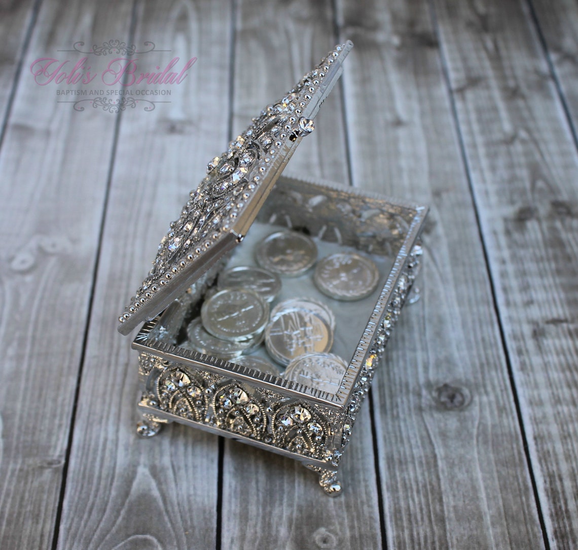 NEW Beautiful Swarovski Crystal Box Wedding Ring Box - Etsy