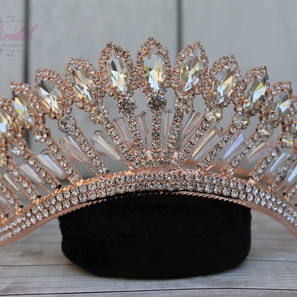 Rose Gold Tiara - Etsy