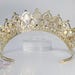 FAST SHIPPING Gold With Black Stones Tiara, Gorgeous Gold Tiara ...