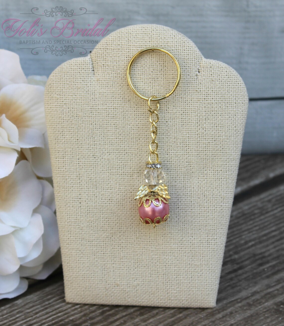 FAST SHIPPING 12 Pieces Gold Angel Key Chain Christening - Etsy
