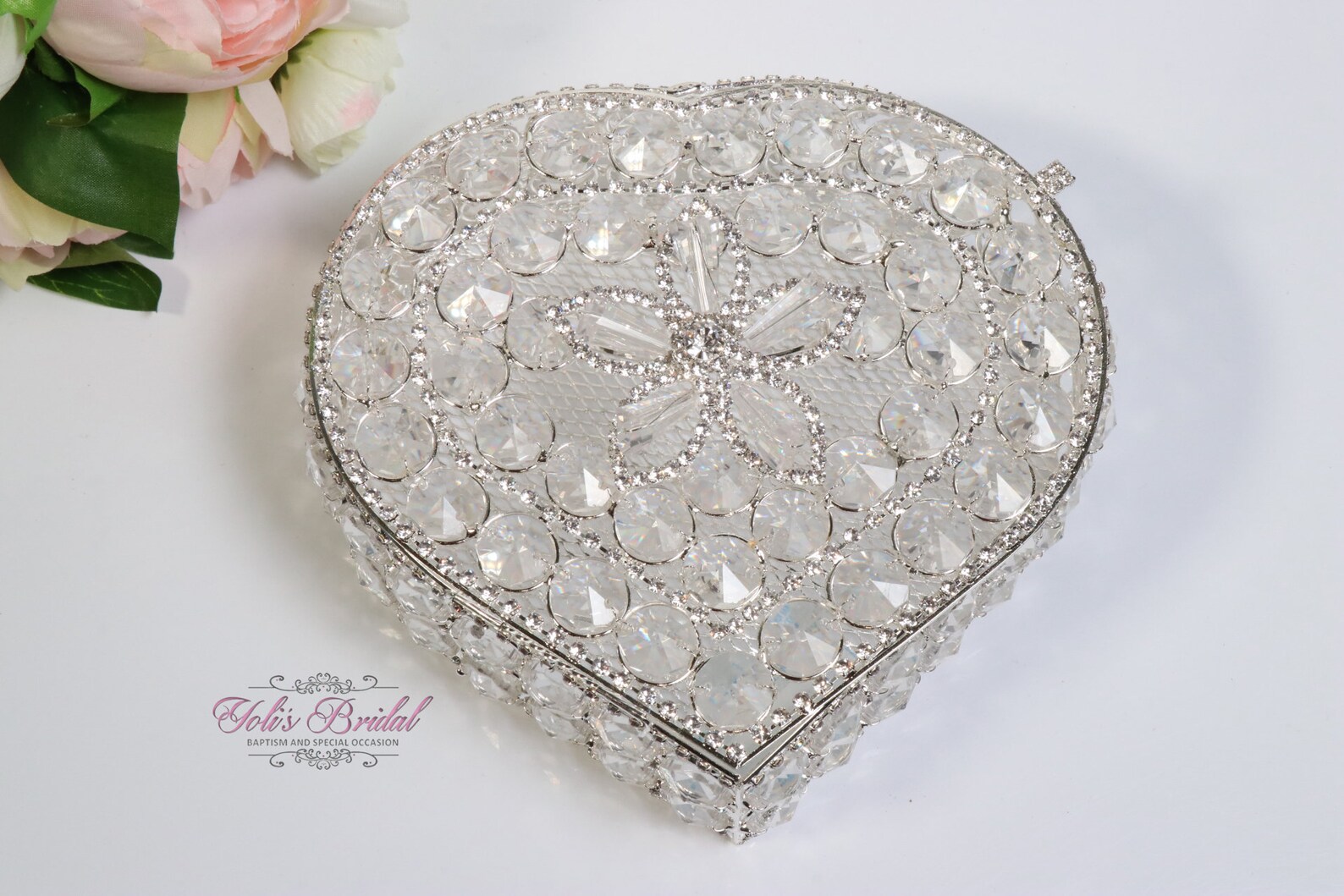 Silver Wedding Box Lasso Box Crystal Box Treasure Chest - Etsy