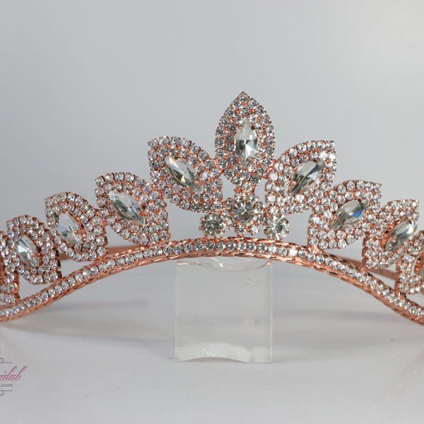 Rose Gold Tiara - Etsy
