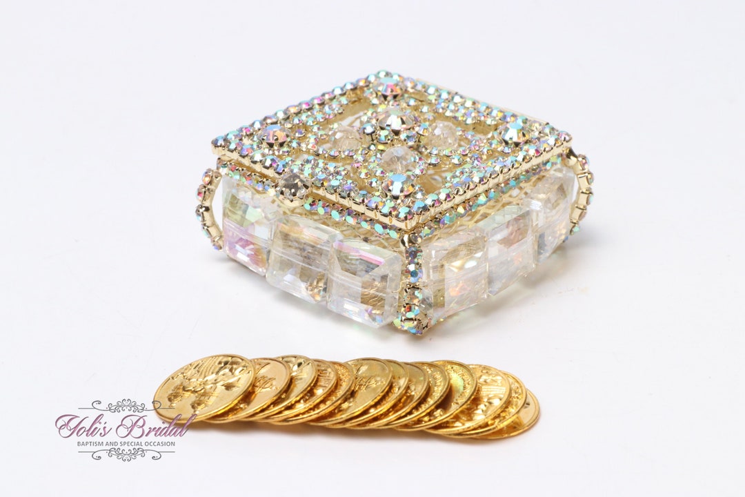 FAST SHIPPING!! Gold Wedding Unity Coins, Wedding Arras, Wedding Coins ...