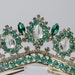 FAST SHIPPING!!! Beautiful Gold Tiara With Jade Stones, Gold Tiara ...