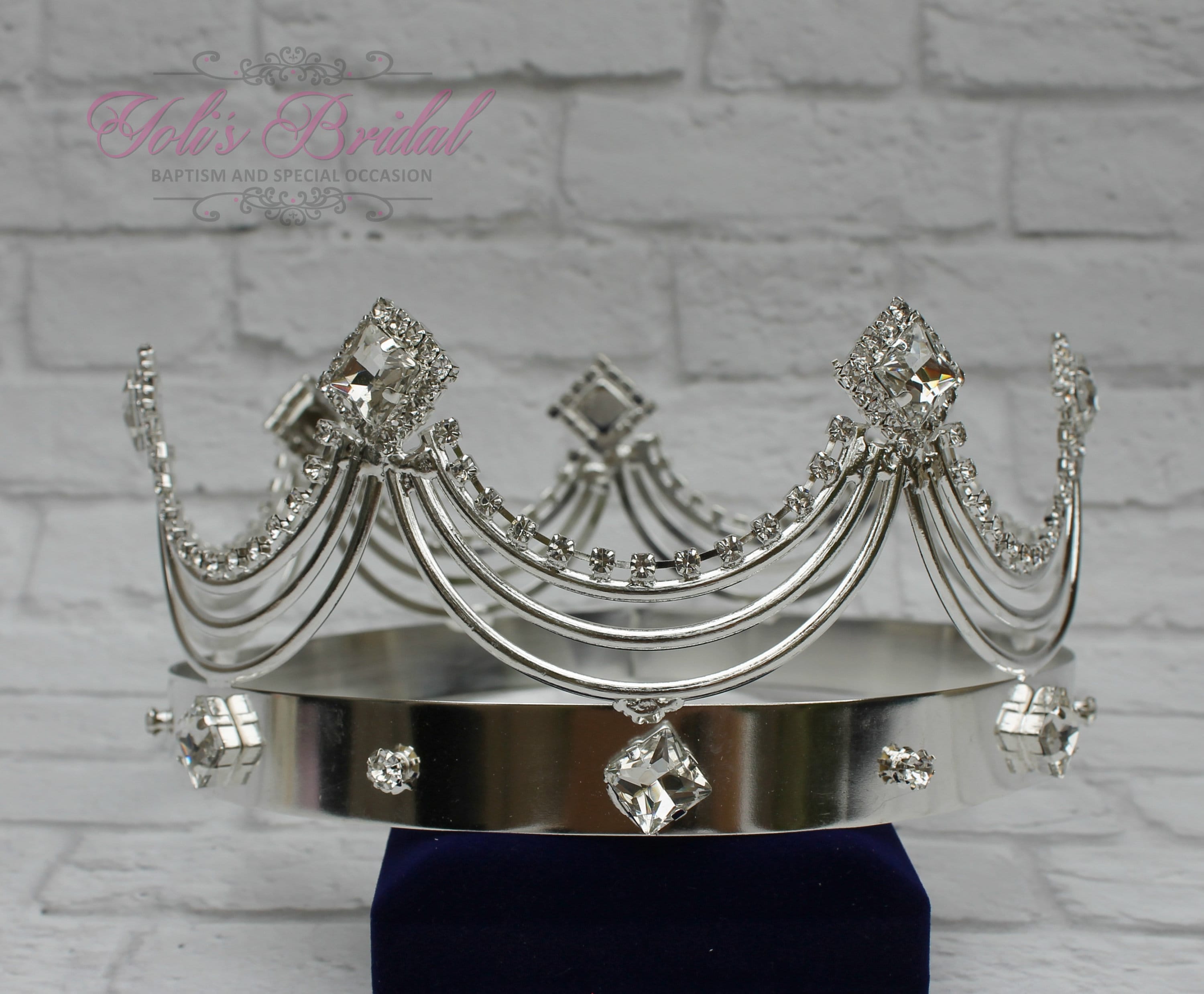 Fast Shipping!! Male Full Round Crown, King Crown, Adult King Crown ...