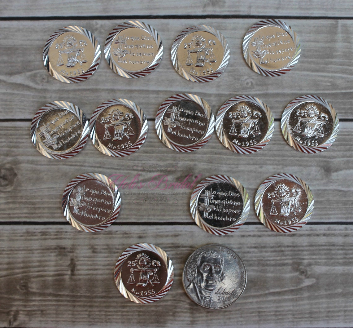 FAST SHIPPING Wedding Coins Unity Coins Wedding Arras - Etsy