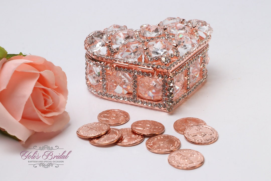 FAST SHIPPING!!! Rose Gold Heart Wedding Arras, Arras De Boda, Unity ...