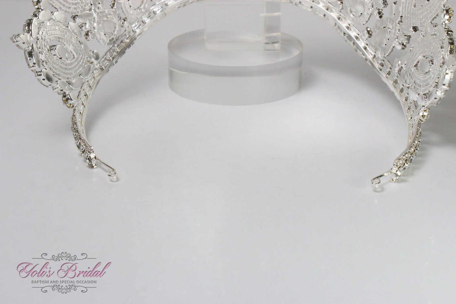 FAST SHIPPING 4.5 Tall, Beautiful Silver Crown, Silver Tiara, Beauty ...