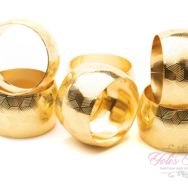 Gold Napkin Ring - Etsy