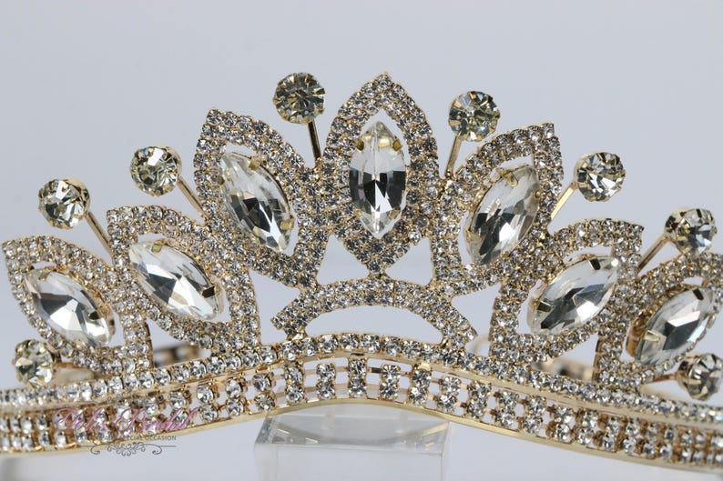 FAST SHIPPING!! Beautiful Gold Tiara, Gold Crown, Gorgeous Gold Tiara ...