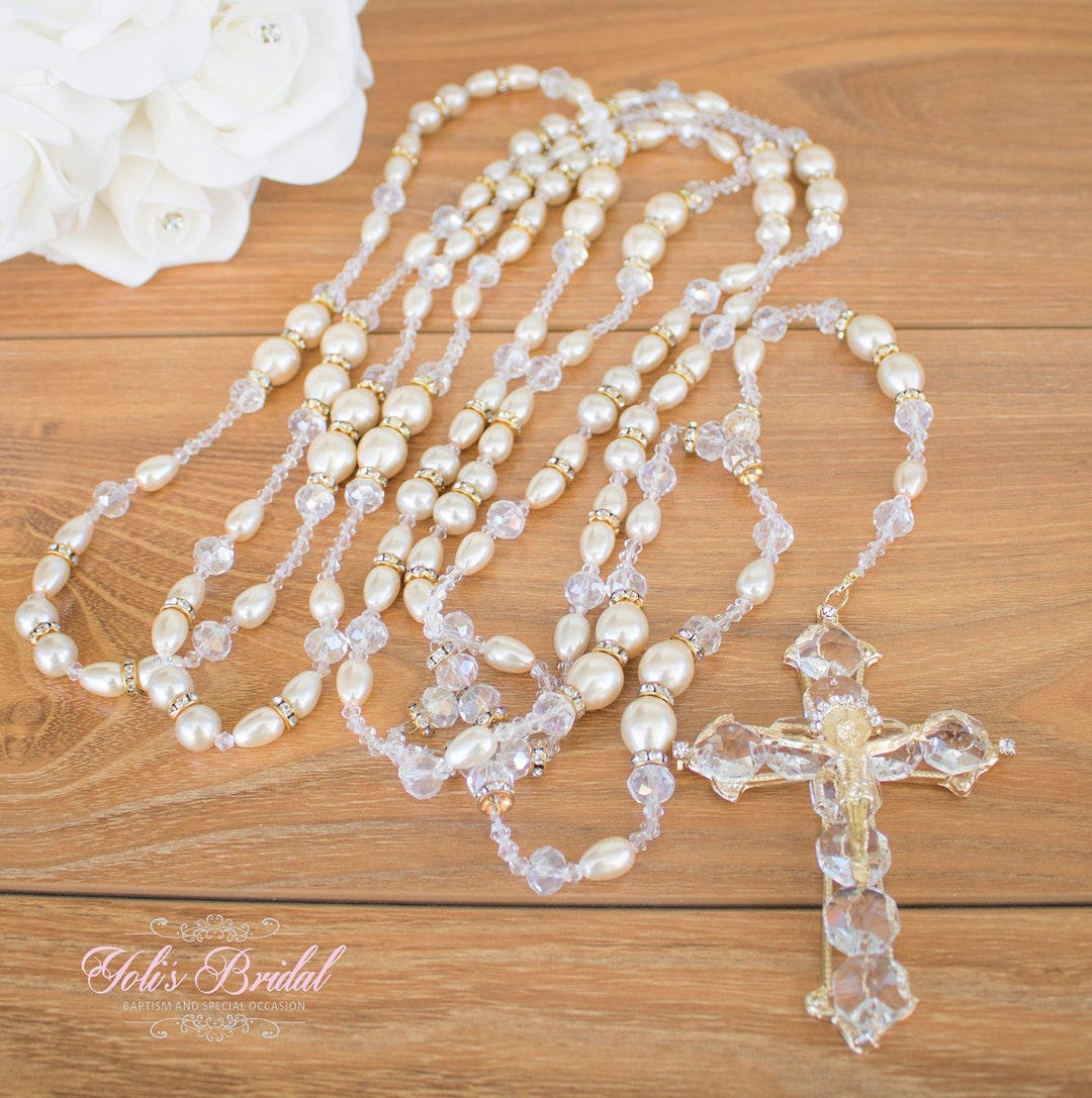 FAST SHIPPING!! Gold and Pearl Bridal Unity Cord, Beautiful Sparkling ...