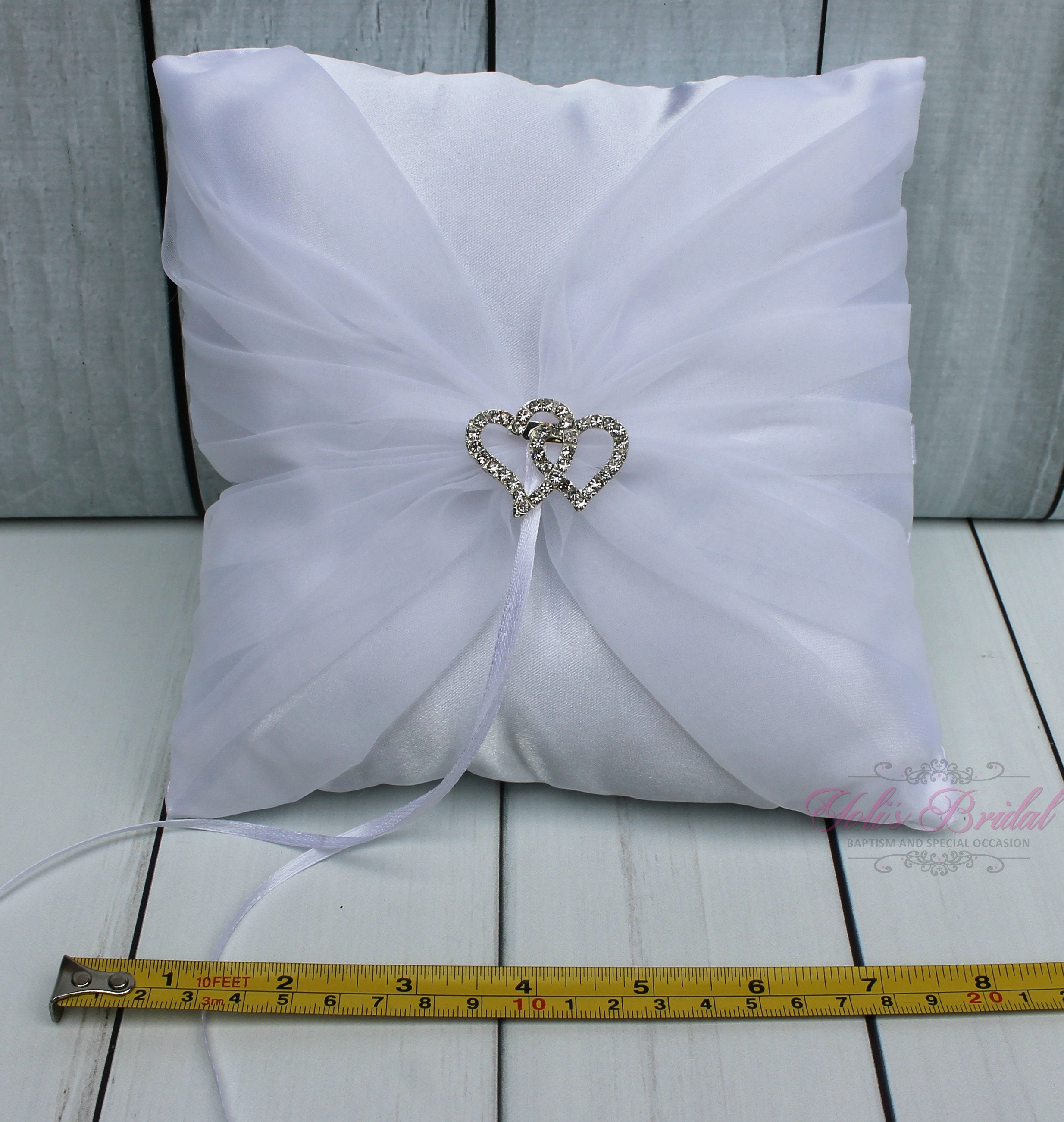 FAST SHIPPING Romantic Ring Pillow White Ring Pillow | Etsy
