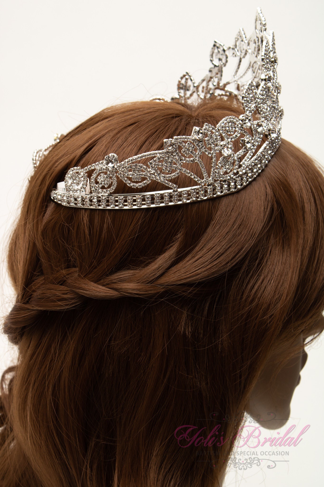 ENVÍO RÁPIDO Silver Round Crown Royal Crown Full Crown - Etsy España