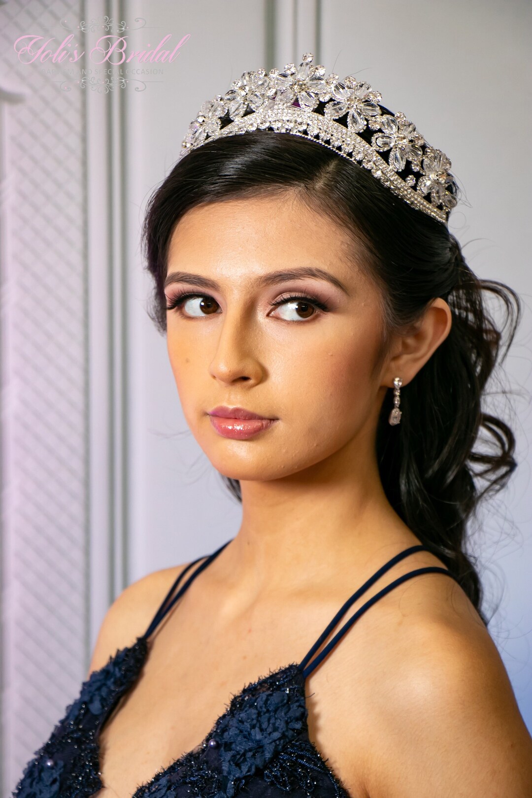 FAST SHIPPING! Silver Sparkling Tiara, Crystal Tiara, Wedding Tiara ...