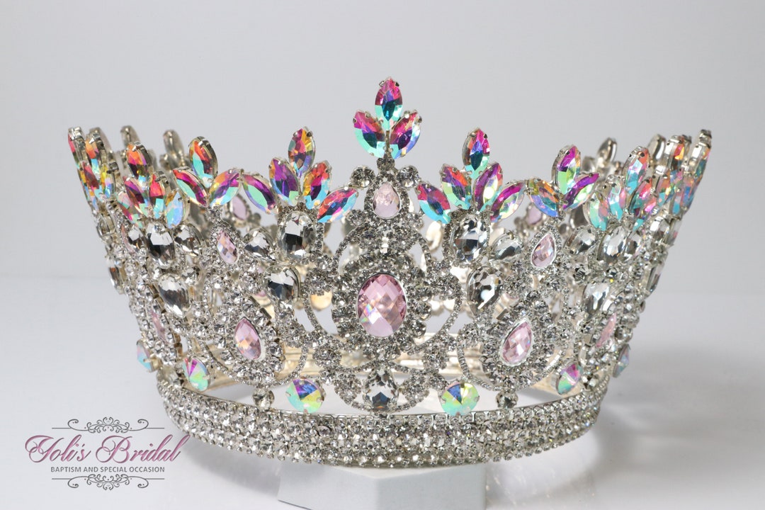 FAST SHIPPING! Silver Sparkling Tiara, Crystal Tiara, Wedding Tiara ...