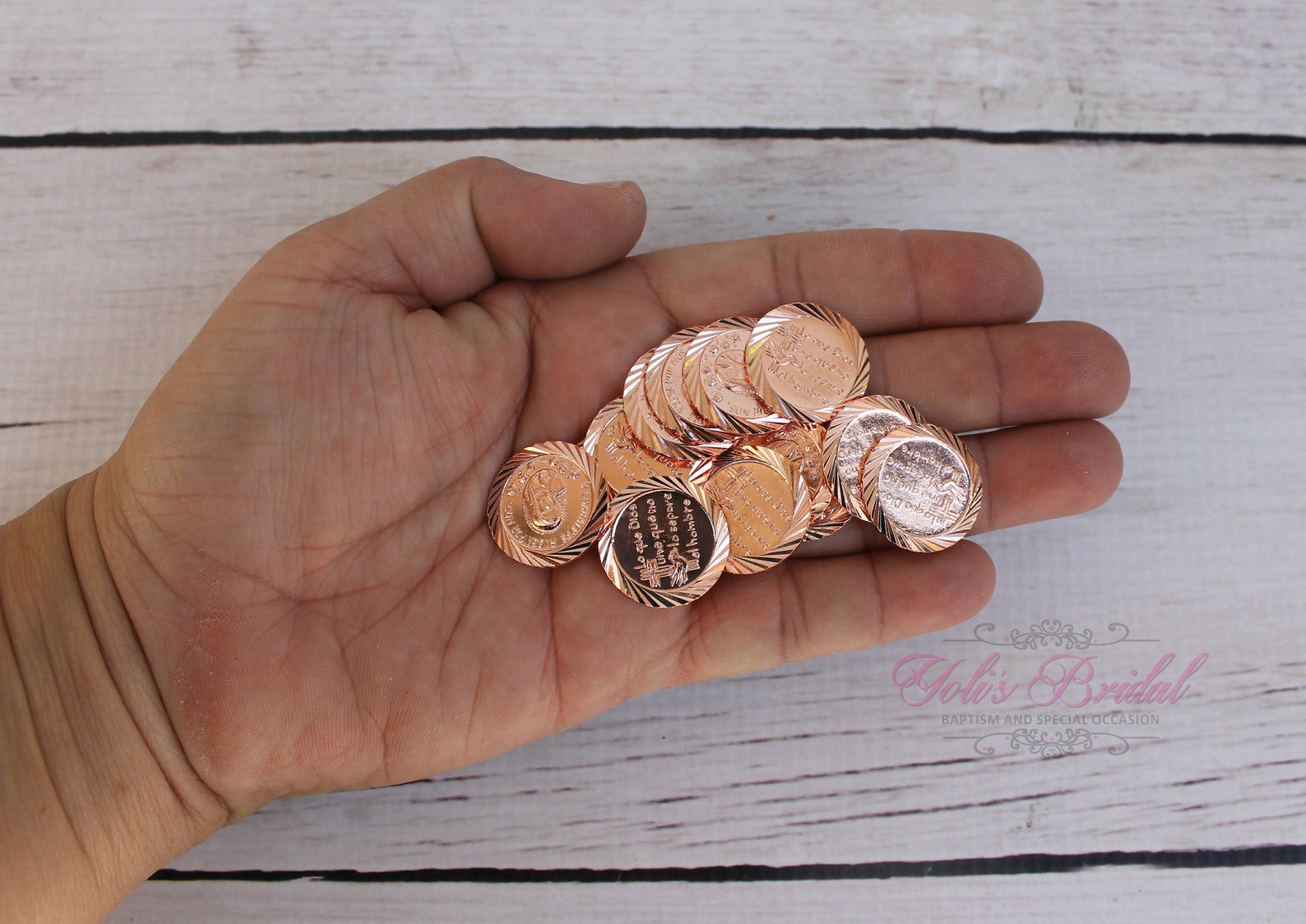FAST SHIPPING!!! Rose Gold Coins, Unity Coins, Wedding Unity Arras ...