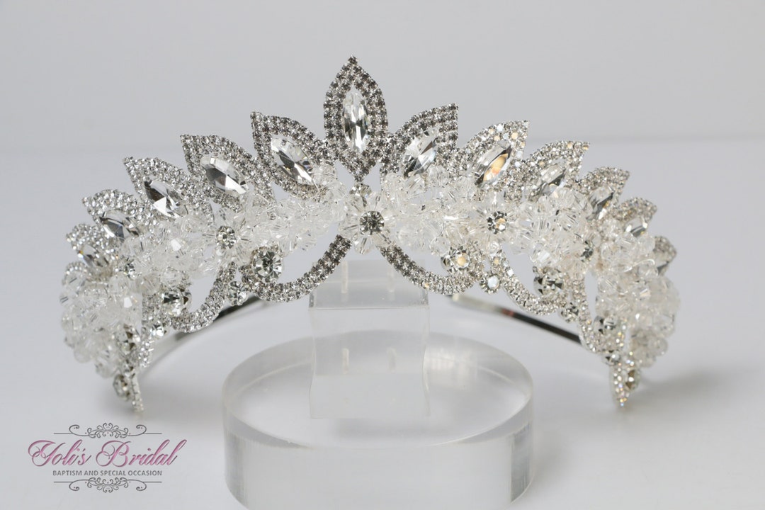 FAST SHIPPING!!! Beautiful Silver Crown, Gorgeous Silver Tiara ...