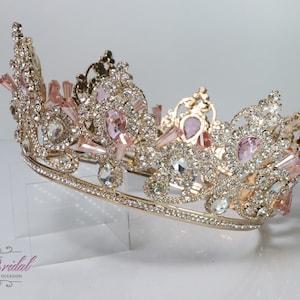 FAST SHIPPING!!! Gold Round Crown, Royal Crown, Full Crown, Tiara ...