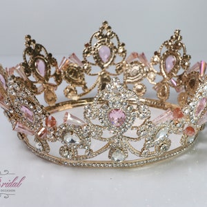 FAST SHIPPING!!! Gold Round Crown, Royal Crown, Full Crown, Tiara ...