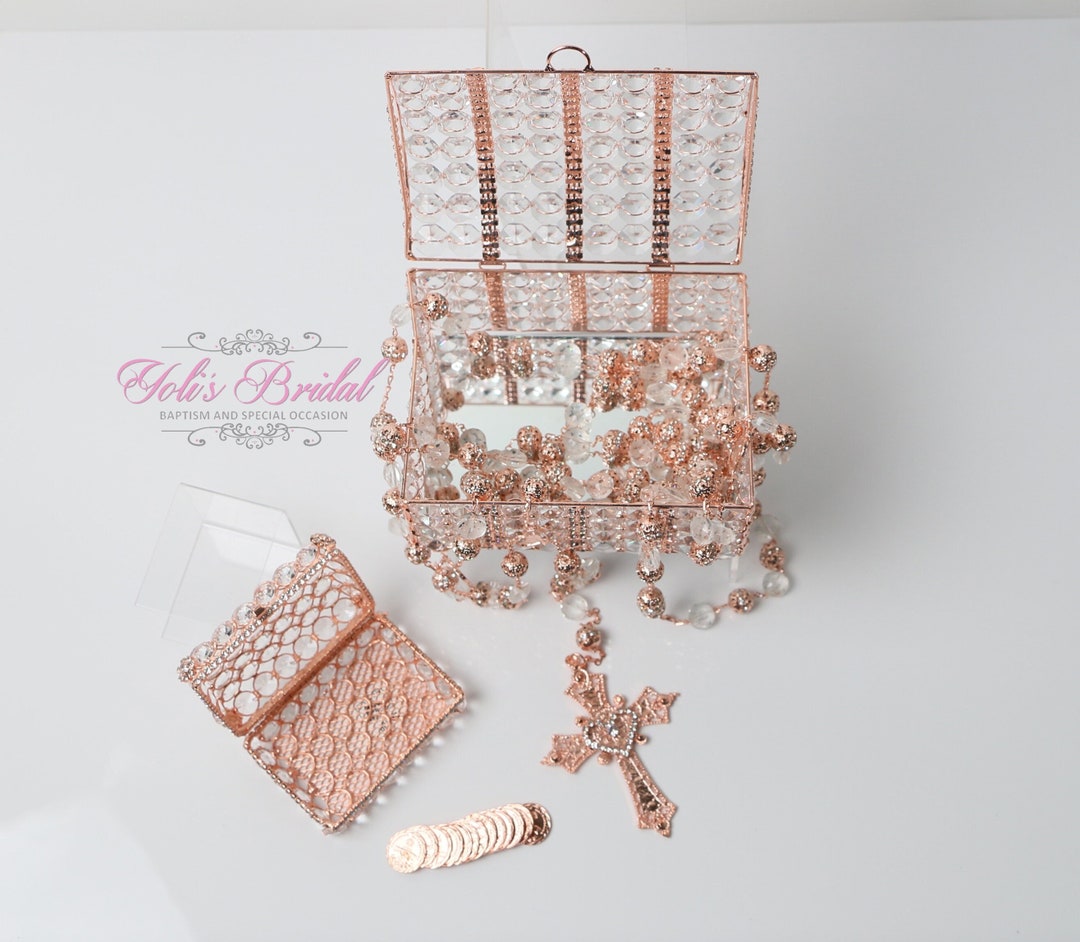 FAST SHIPPING! Beautiful Rose Gold Wedding Lasso, Lasso Box and Arras ...