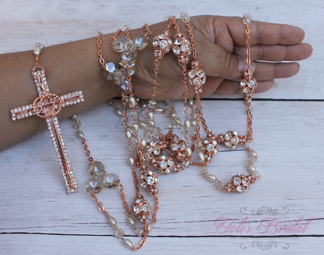 FAST SHIPPING!! Rose Gold Unity Cord, Beautiful Sparkling Wedding Lasso ...